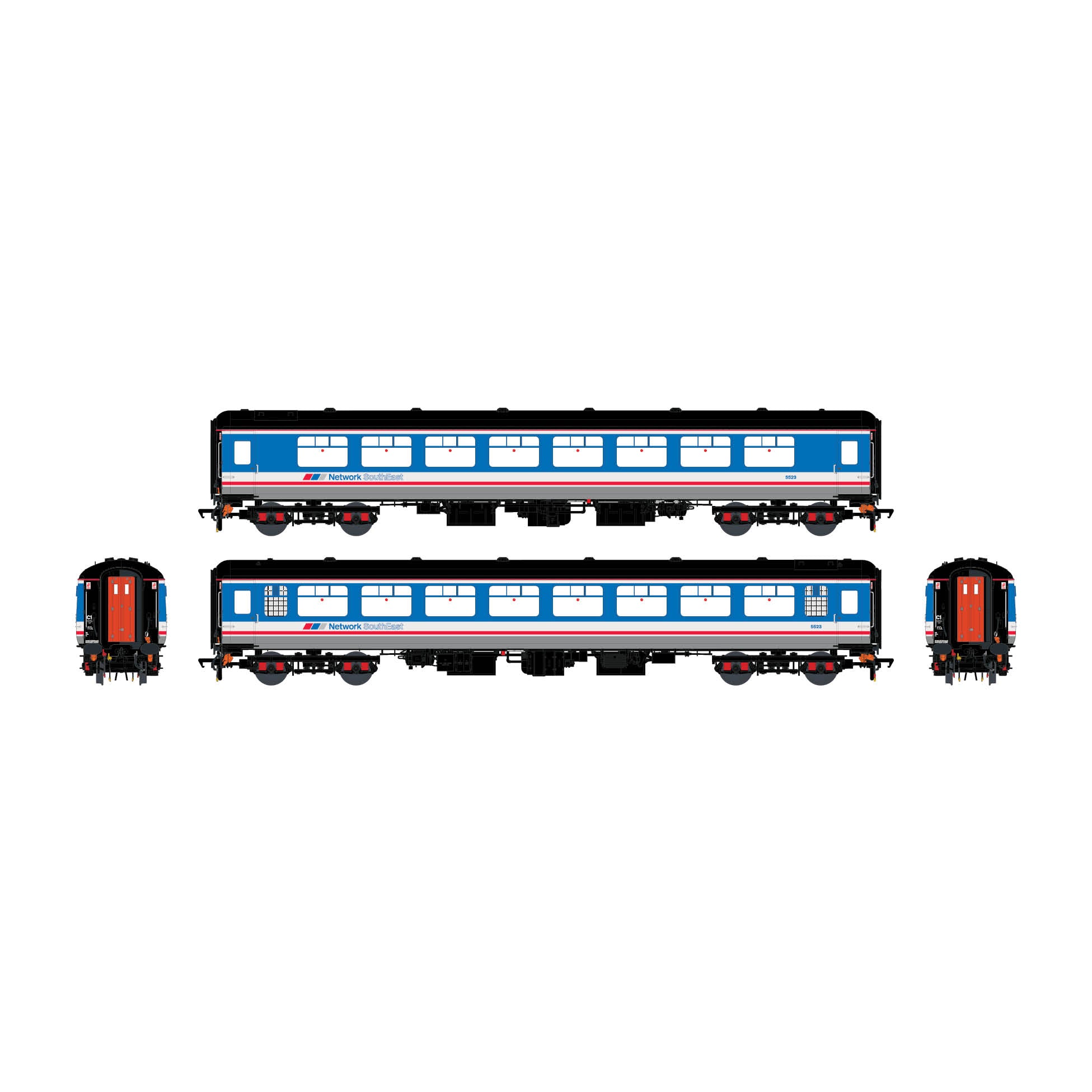 BR Mk.2c (large toilet window) TSO 5525 Network SouthEast – Accurascale
