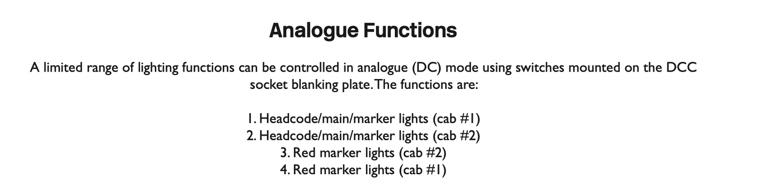 DCC decoders and accessories — Accurascale
