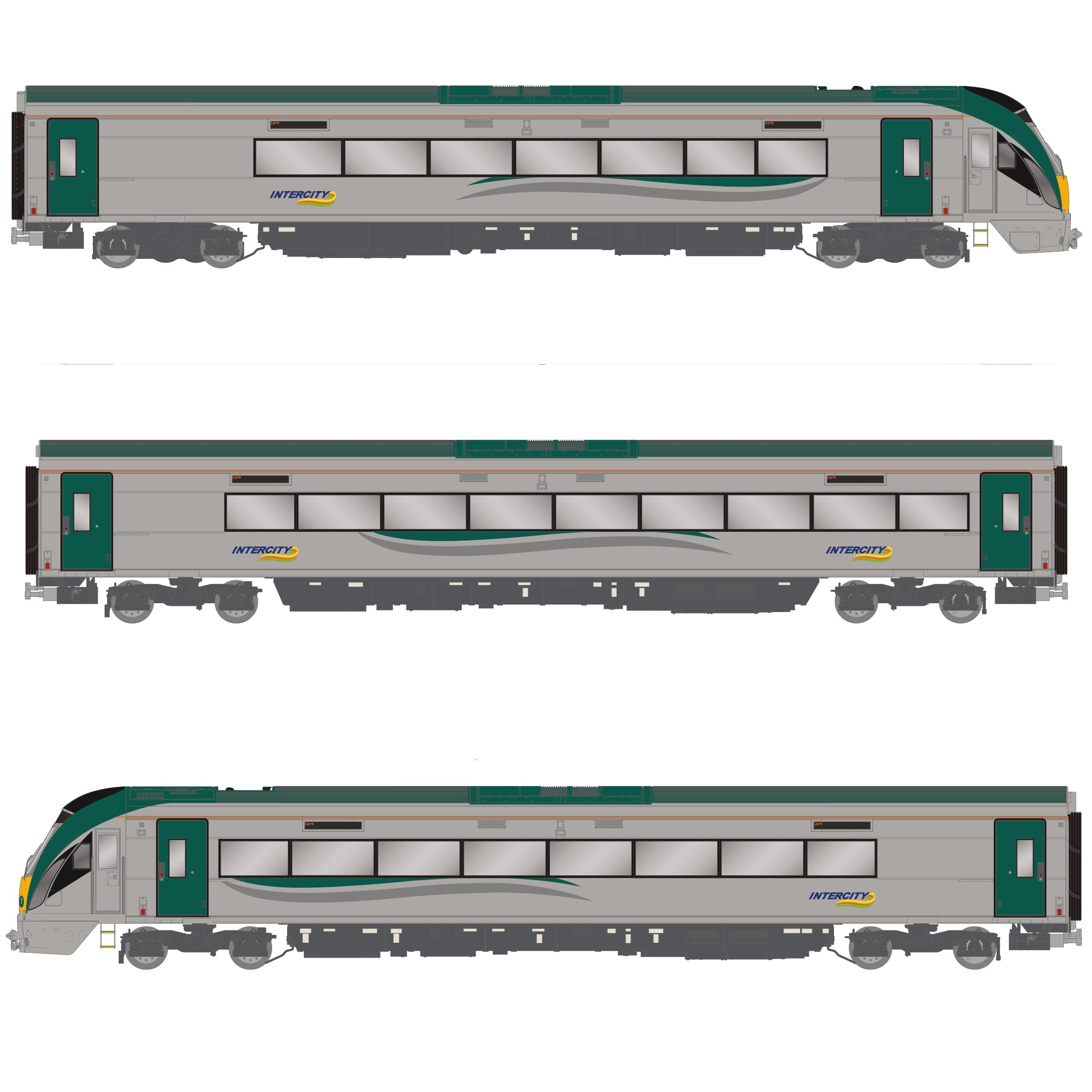 IE 22000 Class 'ICR' - 3-car in original 'Intercity' branded livery, w ...