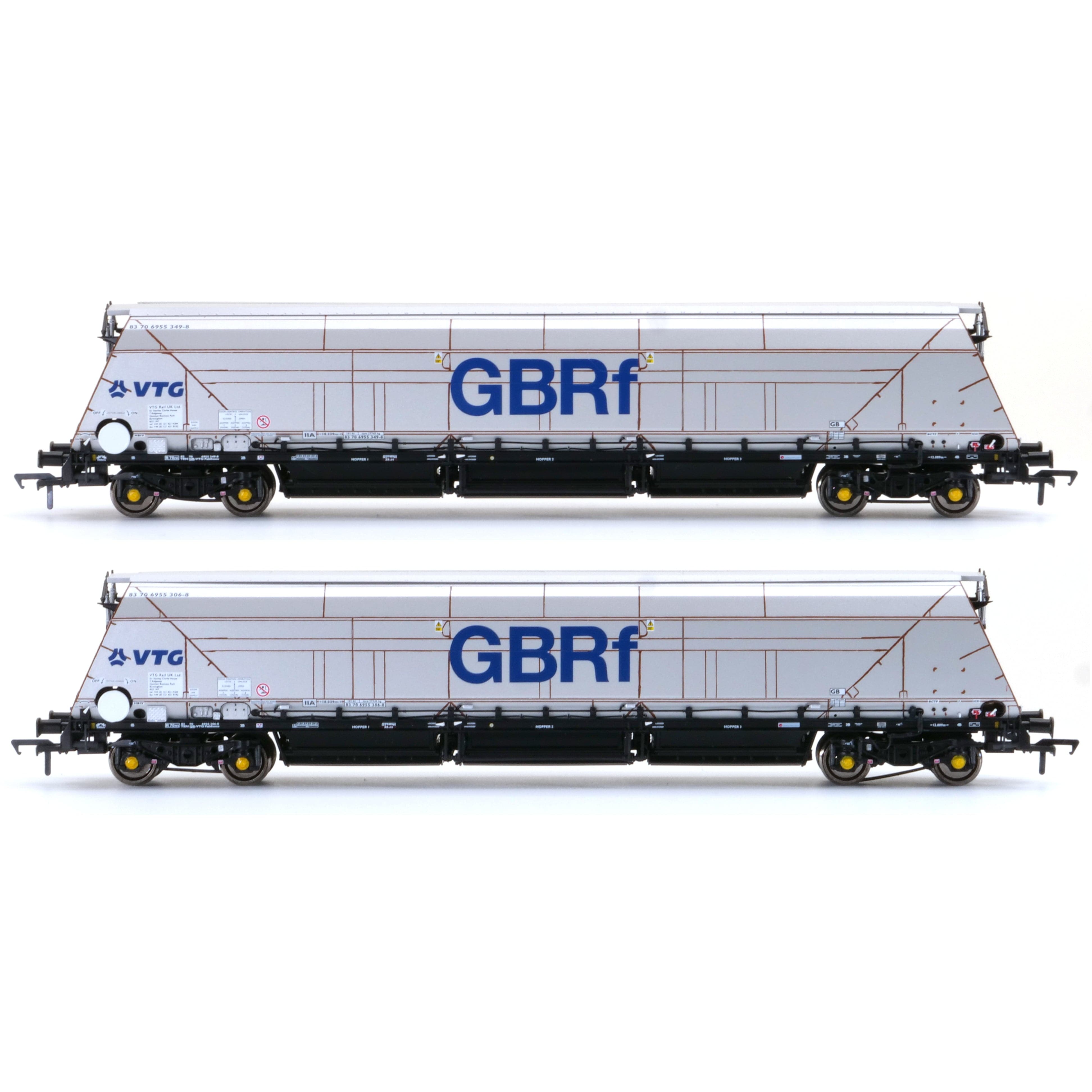 IIA Biomass Bogie Hopper Wagon - GBRf / VTG - Pack 4 – Accurascale